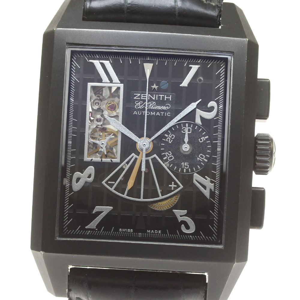 ZENITH Grand Port Royal Open Concept 95.0550.4021 Chronograph black Di ...