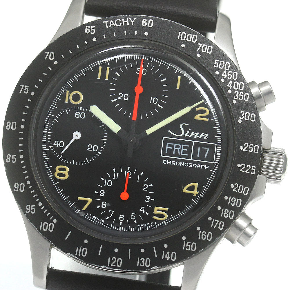 Sinn 256 Chronograph day date black Dial Automatic Men's Watch_842820 ...