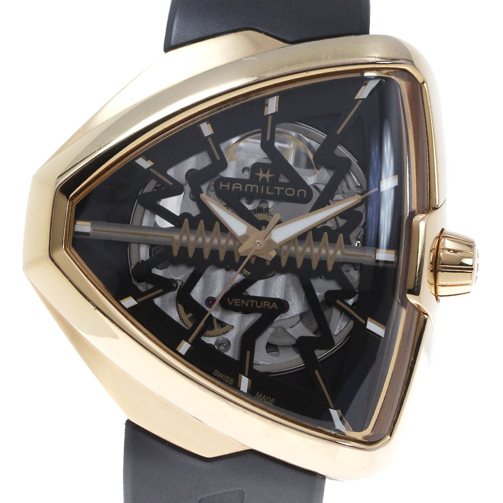 HAMILTON ventura elvis 80 H245250 skeleton Dial Automatic Men's Watch ...