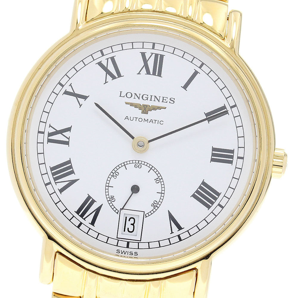 【公式】CLOSER｜ロンジン LONGINES L4.804.2 グランドクラシック プレザンス デイト 自動巻き メンズ 箱・保証書付き ...