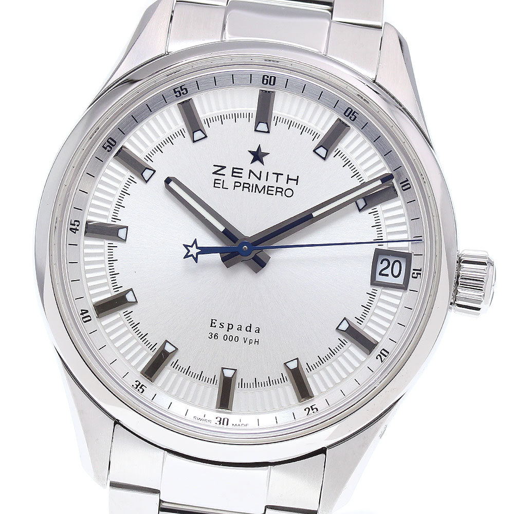 【公式】CLOSER｜ゼニス ZENITH 03.2170.4650 エルプリメロ エスパーダ デイト 自動巻き メンズ 極美品 箱・保証書 ...