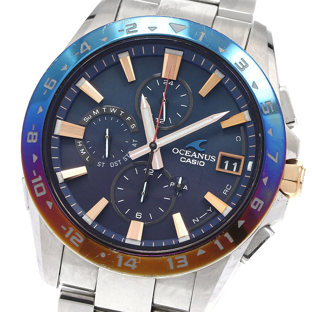 CASIO Oceanus 15th Anniversary OCW-T3000C-2AJF Solar Powered Radio Men ...